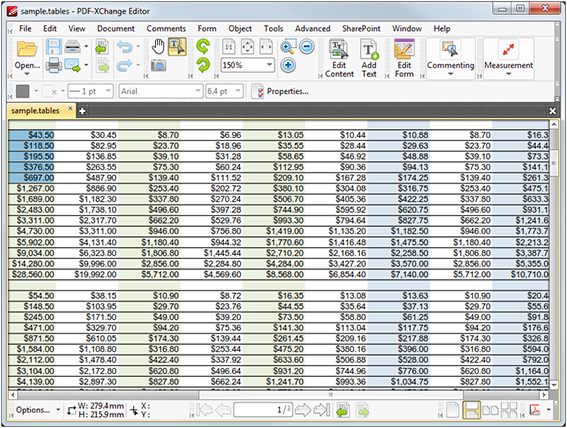 Tracker Software Products Knowledgebase How Do I Select Columns Instead Of Rows In Tables 0294